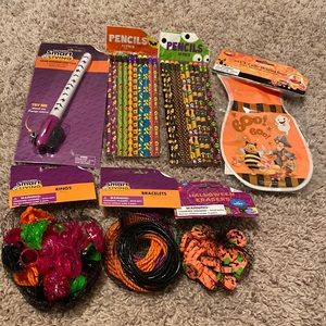 Toys | Halloween Treats Bundle Bracelets Rings Erasers Pencils Goody ...